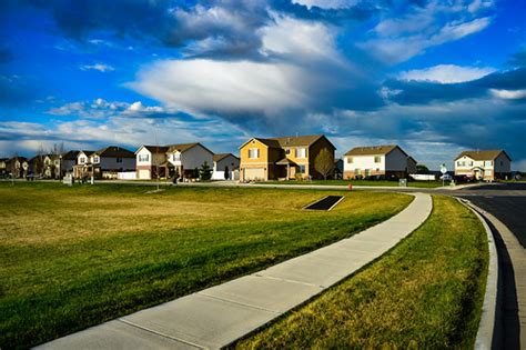 160404 Neighborhood Sidewalk Morning Clouds R Nial Bradshaw Flickr