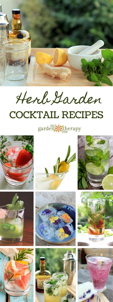 Gartending Refreshing Summer Herb Garden Cocktails Garden Therapy