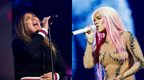 Los Entrañables Gestos De Karol G Con Amaia Montero Ante Su Evidente