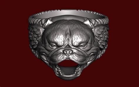 Stl File 3d Exotic Bully Ring 💍・model To Download And 3d Print・cults
