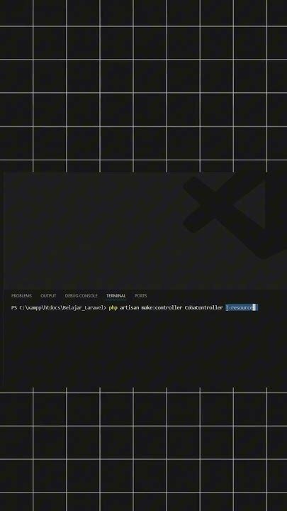 Membuat Controller Dengan Resource Di Laravel Shorts Laravel Php