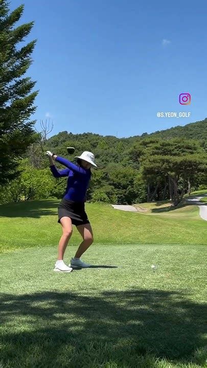🖤🔫 총알 Shot 골프 골프스윙 Golfswing Golf 골프쳤서연 여자드라이버스윙 드만싱 Youtube