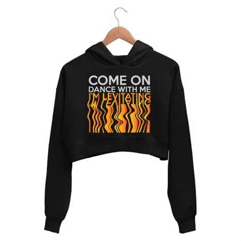Dua Lipa Crop Hoodie Levitating At Rs 139900 Women Hoodies Id