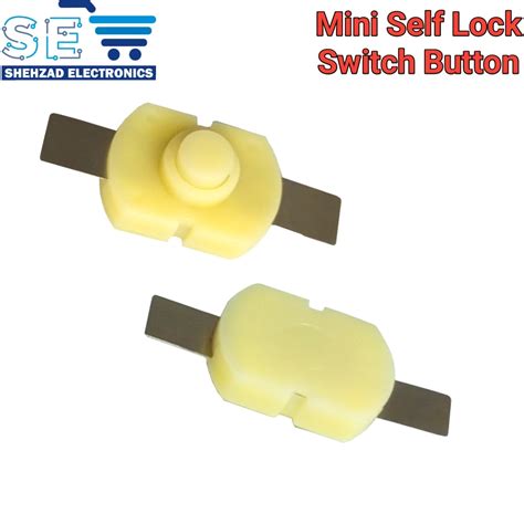 Mini Self Lock Push Button Switch Compact Latching Switch Shahzad