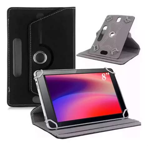 Capinha Para Tablet De 8 Polegadas Giratória Couro Universal Mercadolivre
