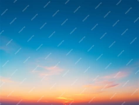 Premium Photo Sunrise And Sunset Colors Under Blue Sky