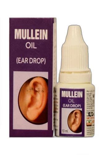 10 Ml Mullein Ear Drop Packaging Type Box As Directed By Physician