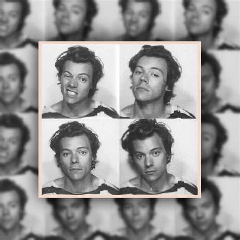 Harry Styles Black And White Sticker Etsy