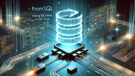 Fromsql Writing Sql Like A Boss In Ef Core Chris Woody Woodruff