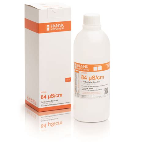 Eutech Conductivity Solution 84us 0084ms 500ml Each Trafalgar