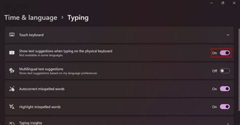 How To Easily Enable Text Suggestions In Windows 11
