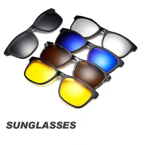 Fashion Outdoor Uv400 Polarized Clip On Glasses Magnet Flip Up Lenses