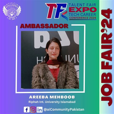 Areeba Mehboob On Linkedin Aicptalentfair Careerexpo Techjobs Aicommunity