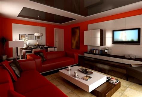 Red And Black Living Room Images At Taj Rolleston Blog