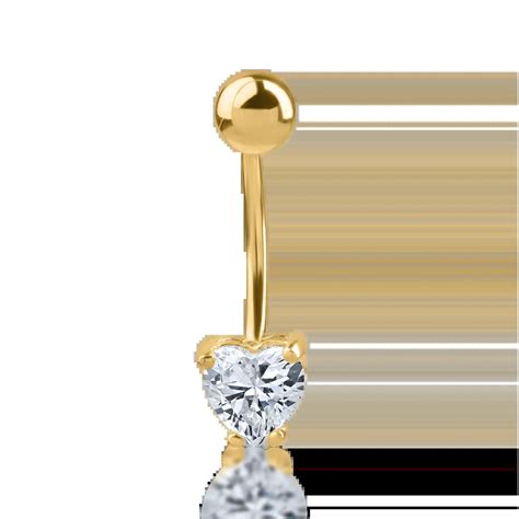 Cercel Piercing Pentru Buric Din Aur Galben Cod 162881 Teilor