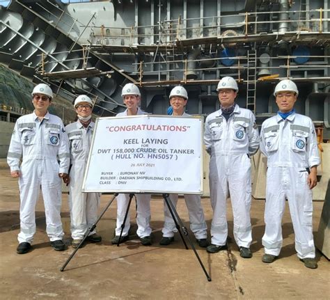 Frederic Carpentier On Linkedin On 26 July 2021 Keel Laying Of Our