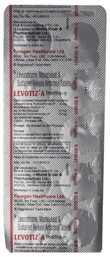 Positrarx Your Local Online Pharmacy Levotiz A Tablet