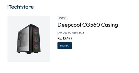 Deepcool CG560 Casing - iTechStore