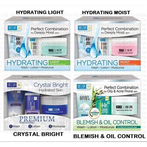 Hada Labo Trial Set 4 Types Shopee Malaysia