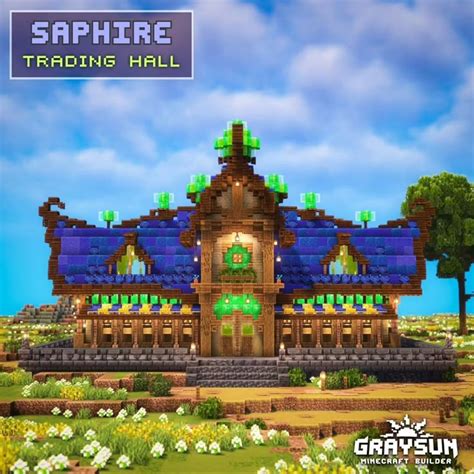 Minecraft Saphire Trading Hall