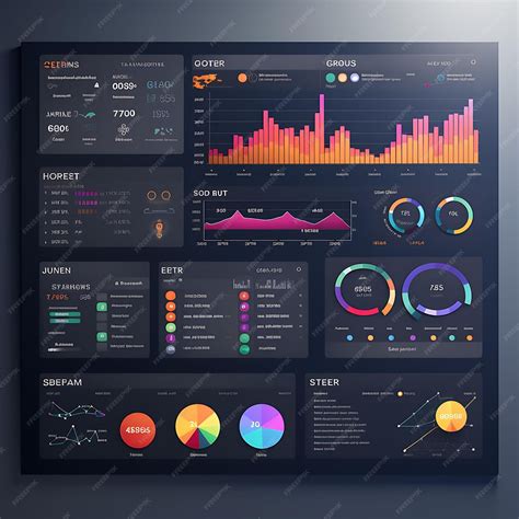 Premium Ai Image Web Dashboard Analytics Data Analytics Dashboard