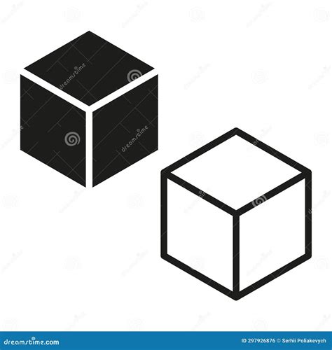 Isometric Cube Icon Vector Illustration Eps Stock Vector Illustration Of Vector Icon