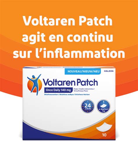 Voltaren Patch Patchs Médicamenteux Voltaren Be