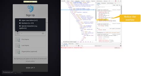 Auth Lock Content Wrapper Css Does Not Overflow When An Error Pops Up It Cant Overflow And Gets