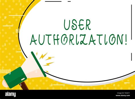 Writing Note Showing User Authorization Business Concept For Security