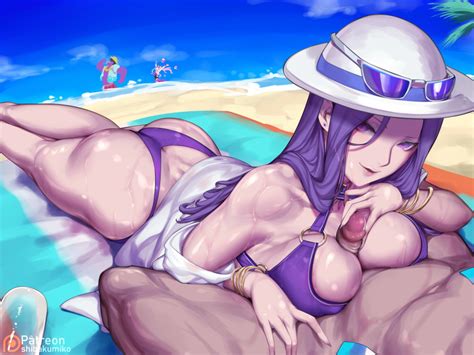 Rule 34 Bikini Caitlyn Kiramman Female Glasses Hat Kumiko Aleron