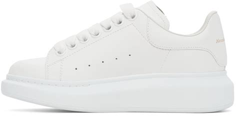 Alexander Mcqueen White Oversized Sneakers Alexander Mcqueen