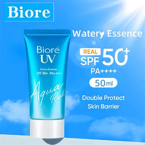 Japan Biore Uv Sunscreen Spf50 Pa Sunblock Waterproof Aqua Rich