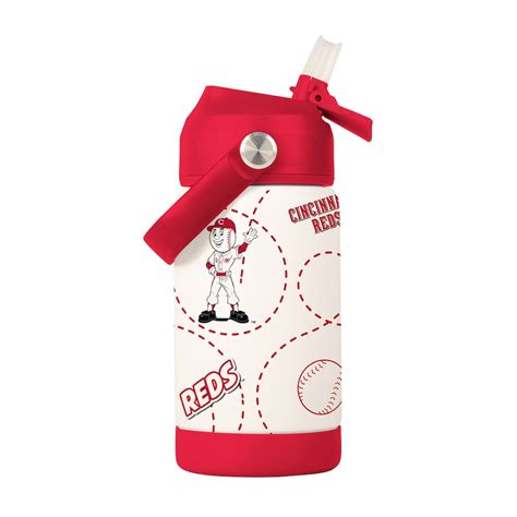 Cincinnati Reds Logo Brands 12oz Mascot Bottle