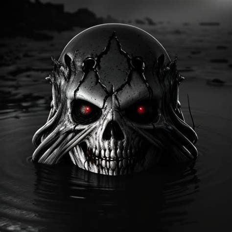 Surreal Folklore Nymph Emerges From Dark Waters In Ai Art