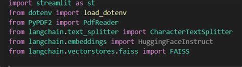 Openaiembedding And Huggingfaceinstruct Also Not Getting Highlighted Rvscode