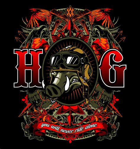 Hog Writing With A Scary Background 8672938 Vector Art At Vecteezy