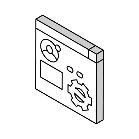 Blog Management Isometric Icon Vector Illustration 39312839 Vector Art