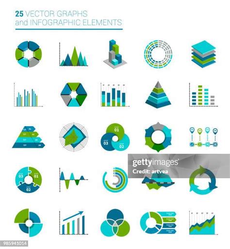 2914 Blue And Green Infographic High Res Illustrations Getty Images