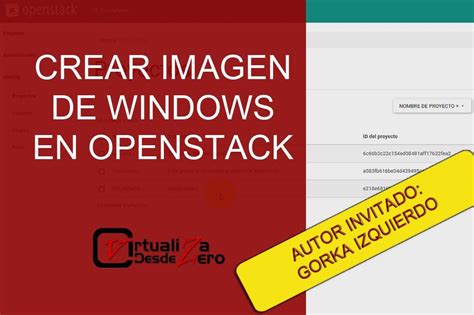 Crear Imagen De Windows En Openstack