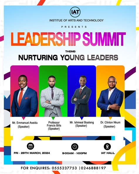 Leadership Summit Flyer Design Meet And Greet Event Flyer Business