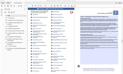 Maritime Safety Management System Template Ocean Time Marine