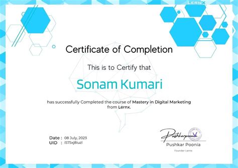 sonam kumari on linkedin i have completed the digital marketing from lernx it was very nice…