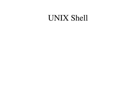 Ppt Unix Introduction Powerpoint Presentation Free Download Id5140562