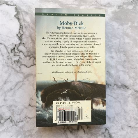 Cod Moby Dick By Herman Melville Bantam Classics Hobbies And Toys