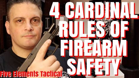 4 Cardinal Rules Of Firearm Safety Firearm Safety 101 Gun Safety
