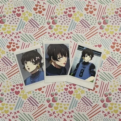 Blue Lock Bachira Polaroids Cardstock Made With Depop