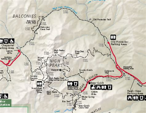 Maps Pinnacles National Park Us National Park Service