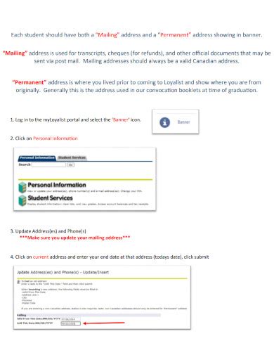 Mailing Address Examples To Download