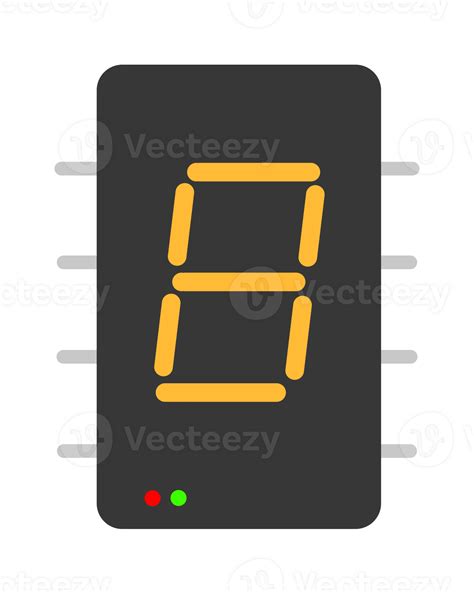 Seven Segment Display Circuit Board 67405154 Png
