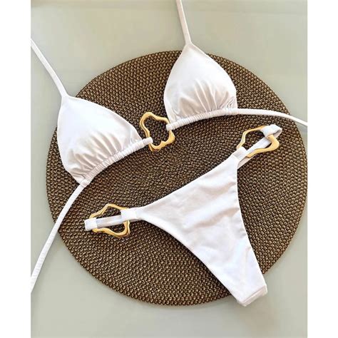 Swealle Halter Micro Two Piece Swimsuit Sexikinis Swim